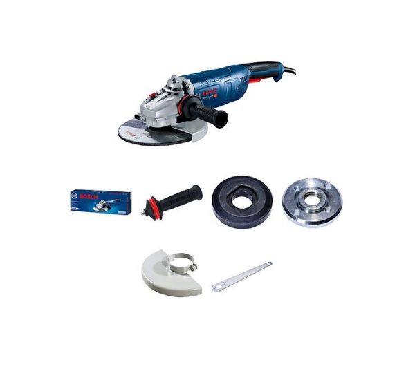 BOSCH ELECTRIC ANGLE GRINDER 7" GWS 24-180H 2400W - Toolchamp.in