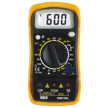 Digital Multimeters - 3½ Digit / 2000 Counts Digital Mutimeter ...